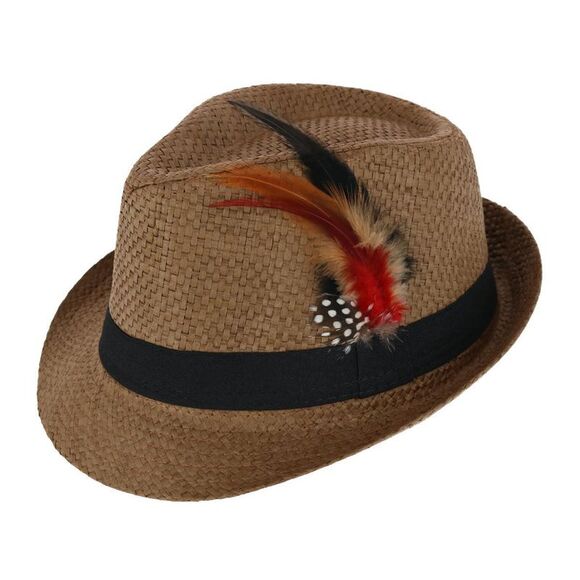 Ctm | Accessories | Ctm Westend Mens Vented Fedora Trilby Hat With ...